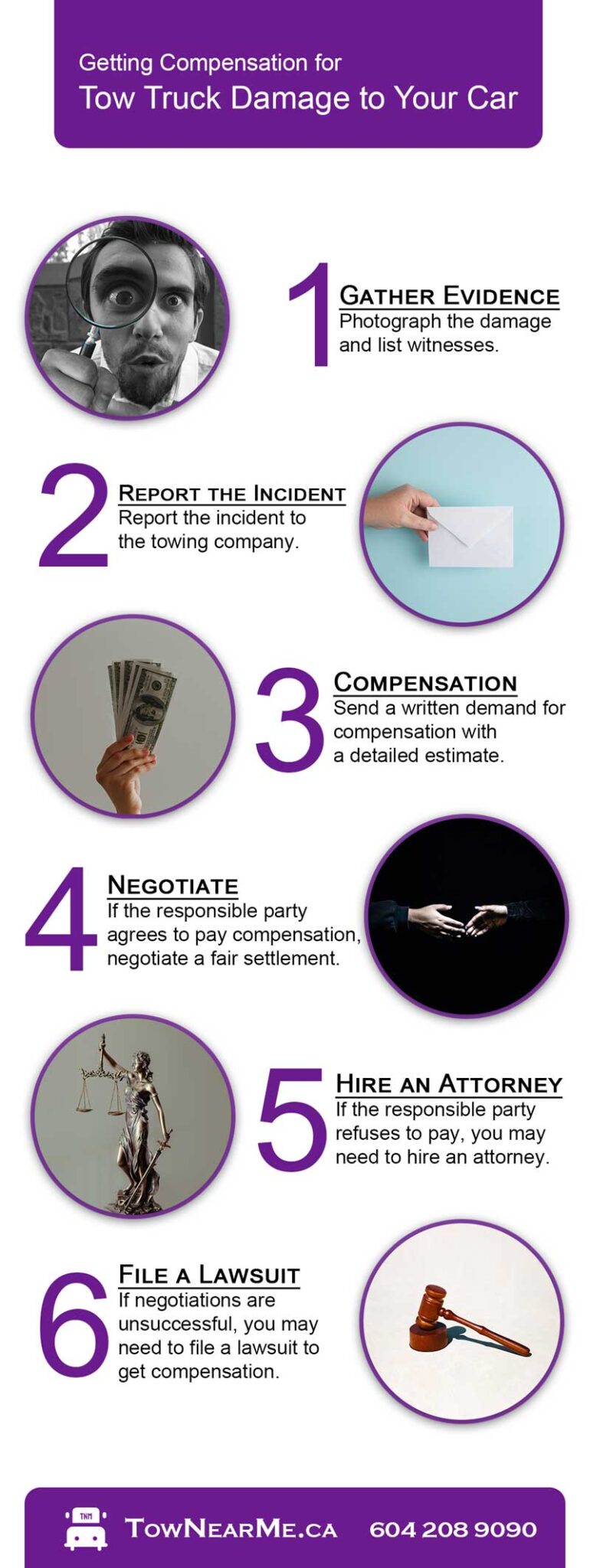 How to Claim & Compensate after a Tow Truck Damage Car - Tow Truck Near ...